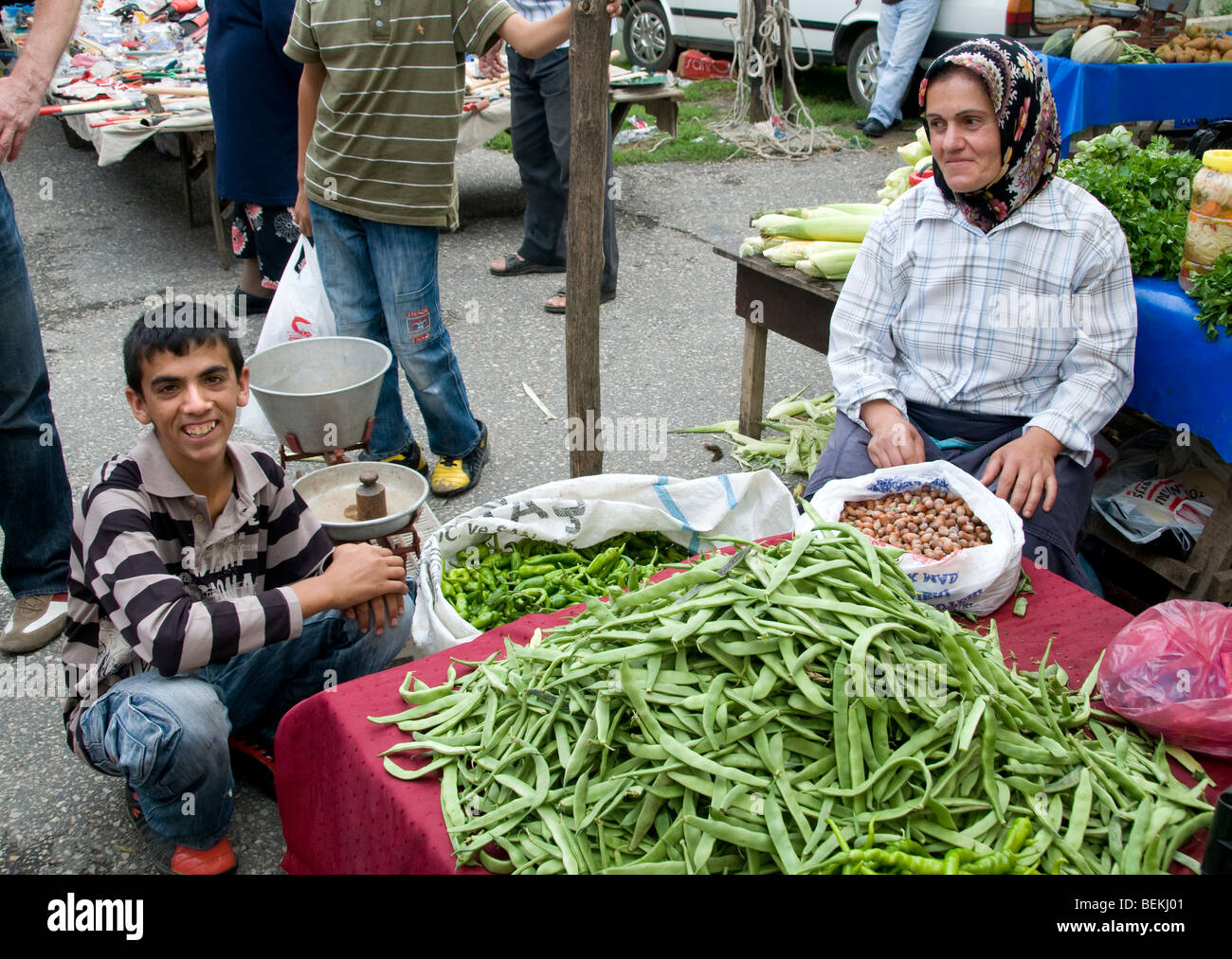 Old asian market hi-res stock photography and images - Alamy
