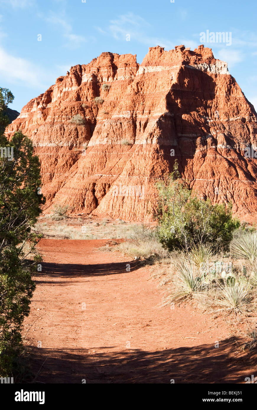 Sandstone formations in Palo Duro Canyon State Park in Texas Stock ...