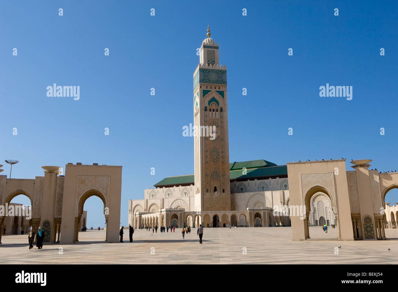 Hassan II Mosque, Casablanca, Morocco, Africa Stock Photo - Alamy