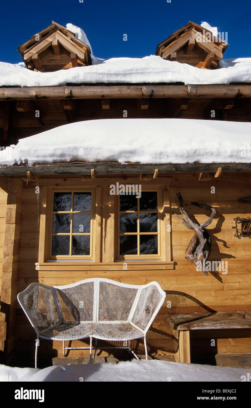 Alpine hut at ayer hi-res stock photography and images - Alamy