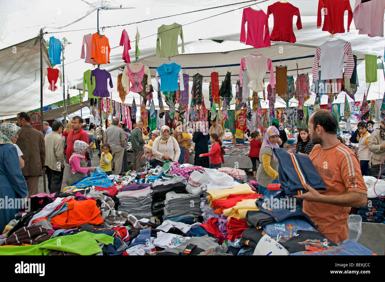 Beykoz Market Istanbul Turkey Asian Muslim Islam side of the Bosphorus ...