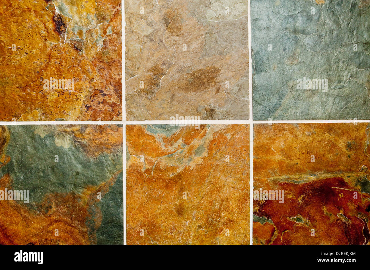 Natural slate stone flooring tile hi-res stock photography and images ...