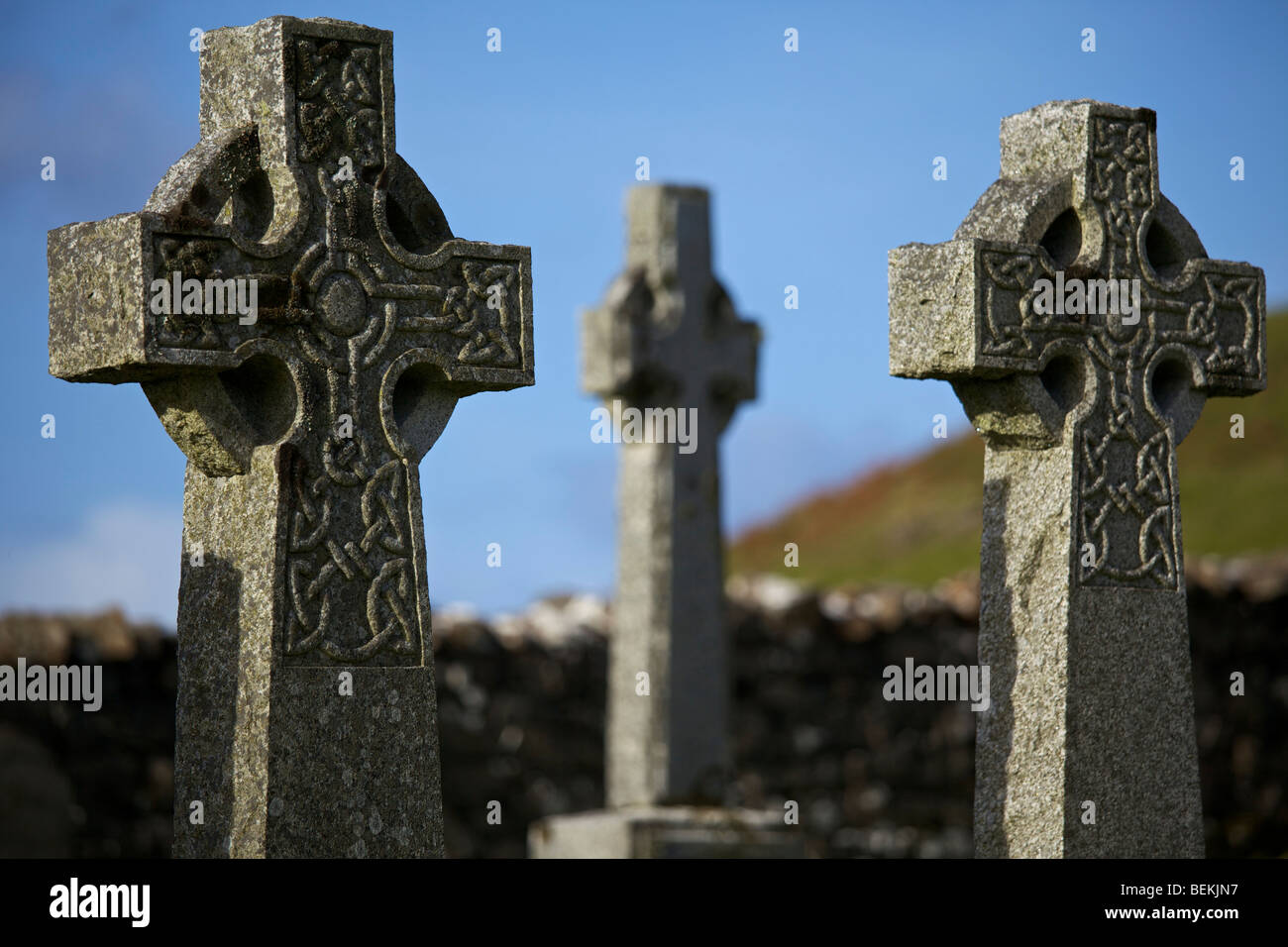 Ancient graveyard near Dunvegan, Isle of Skye Stock Photo - Alamy