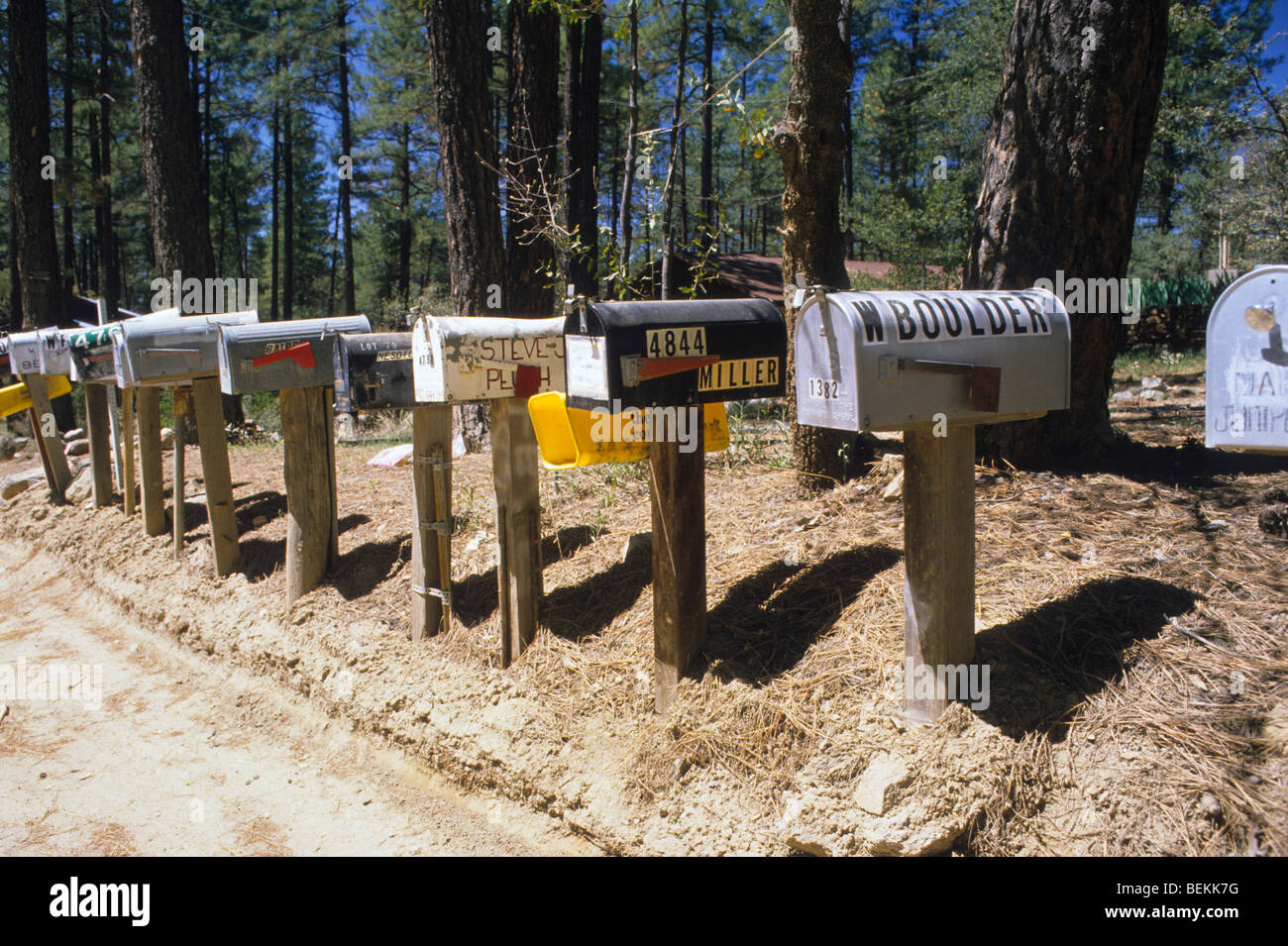 Rural mailbox mail box country farm remote paper newspaper deliver ...