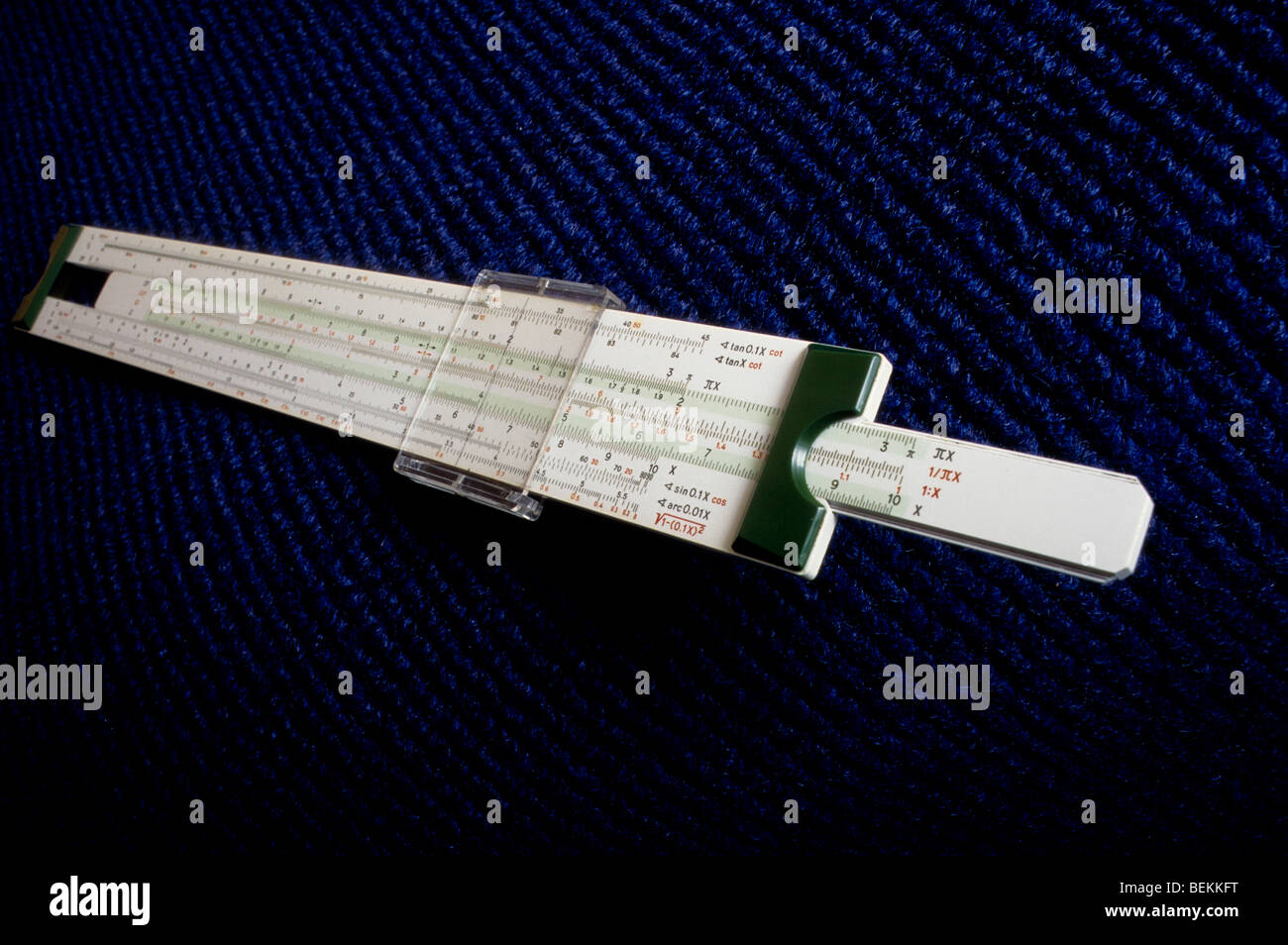 slide rules used before digital calculators arrived to compute math ...