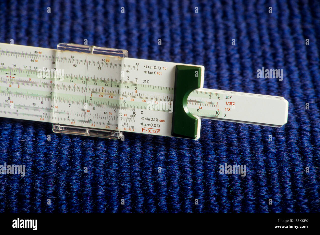 slide rules used before digital calculators arrived to compute math ...