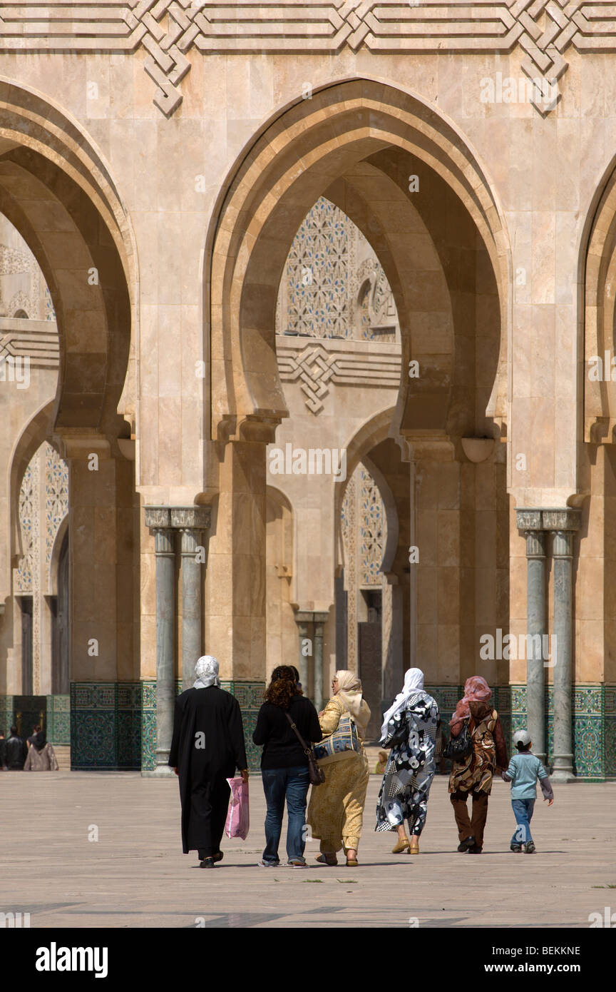 Hassan II Mosque, Casablanca, Morocco, Africa Stock Photo - Alamy
