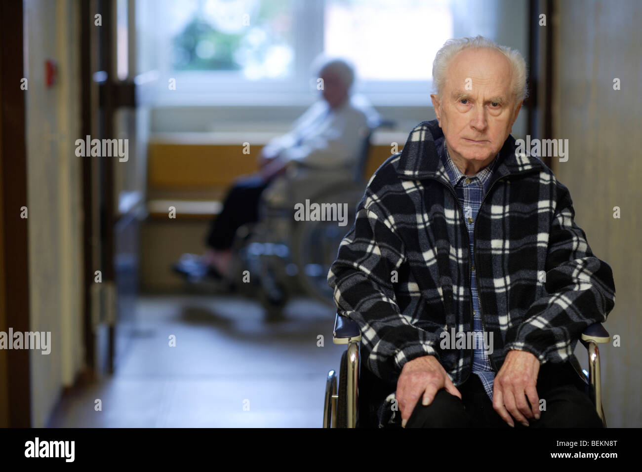 invalid man in wheelchair Stock Photo - Alamy