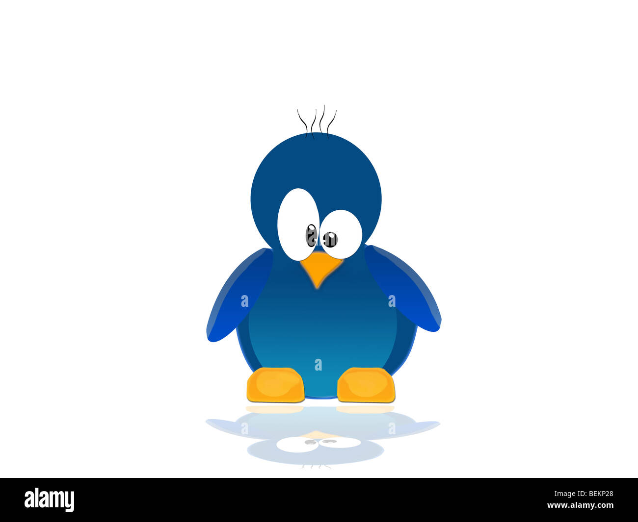 Black white scene blue Cut Out Stock Images & Pictures - Alamy