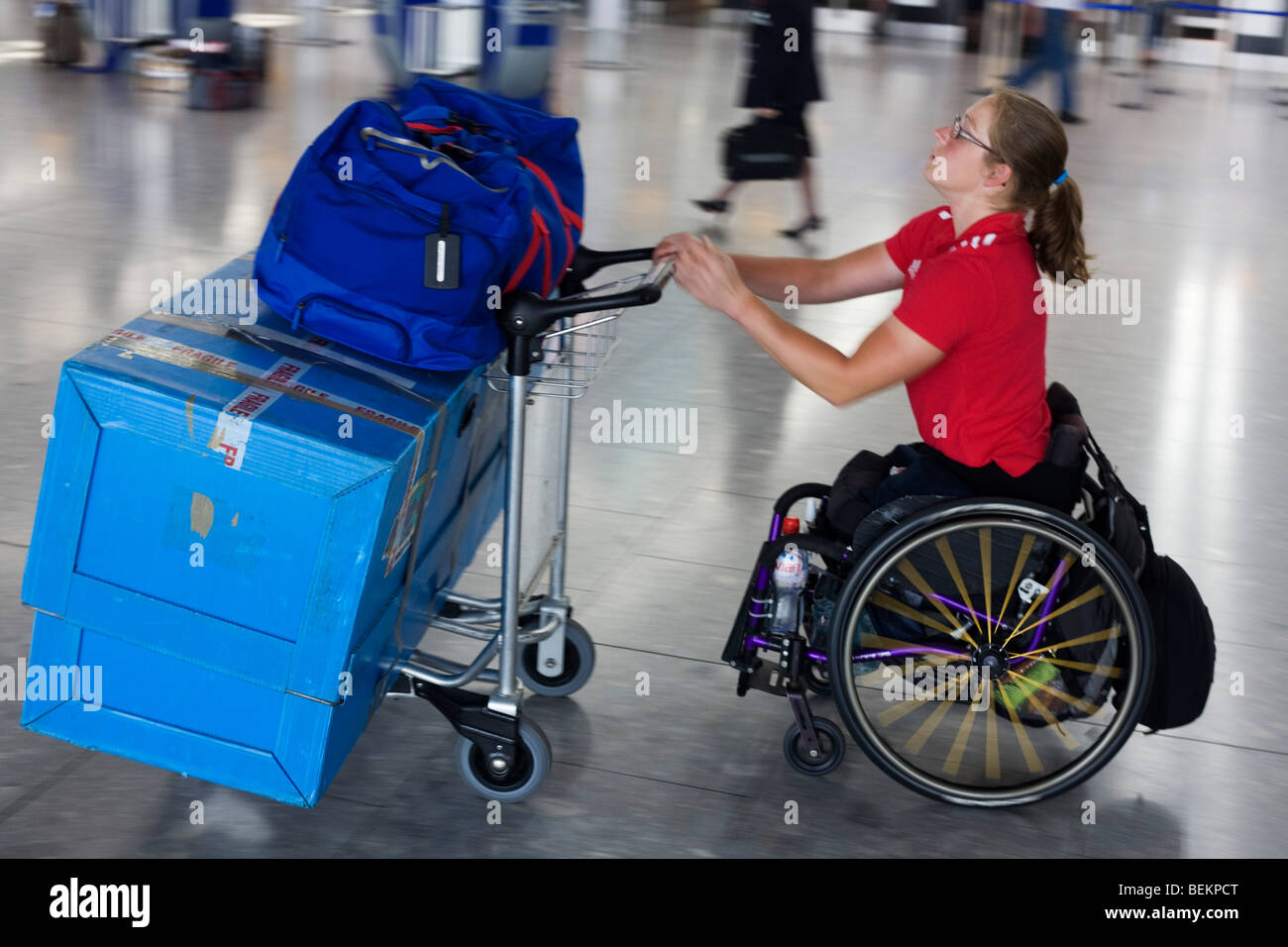 Wheelchair airport hi-res stock photography and images - Alamy