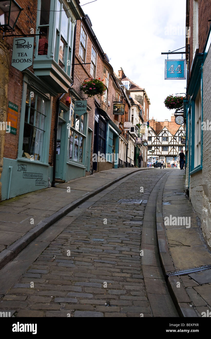 Steep Hill Lincoln Stock Photo - Alamy