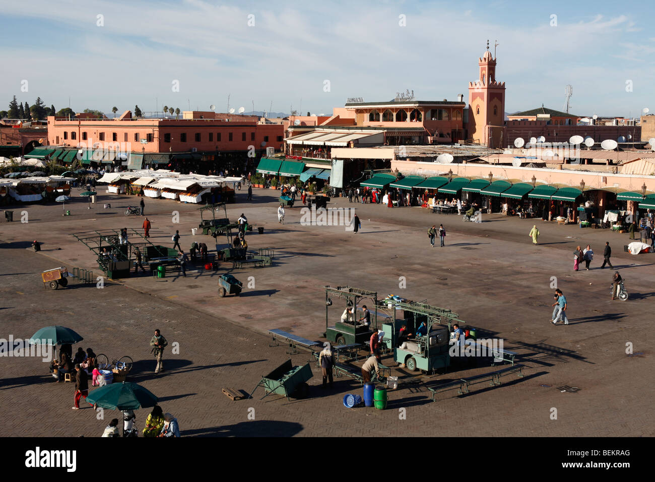 Market square in Marrakesh, Morocco Stock Photo - Alamy