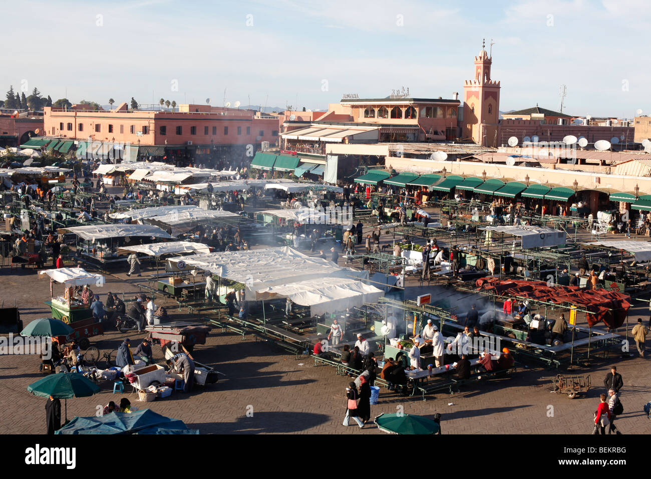 Market square in Marrakesh, Morocco Stock Photo - Alamy