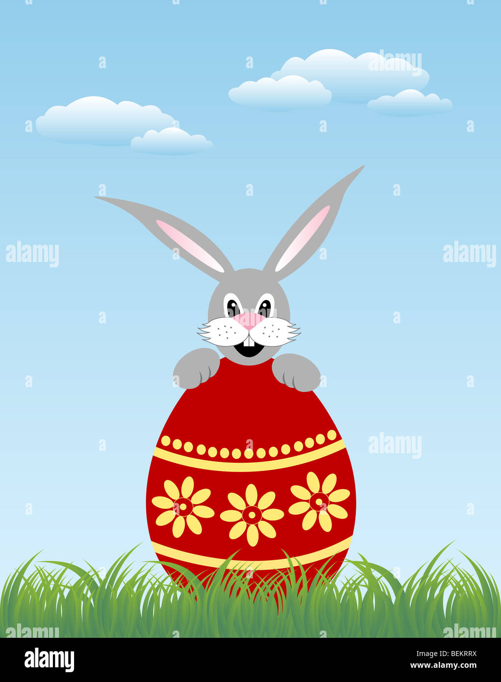 Bunny rabbit flower Cut Out Stock Images & Pictures - Alamy
