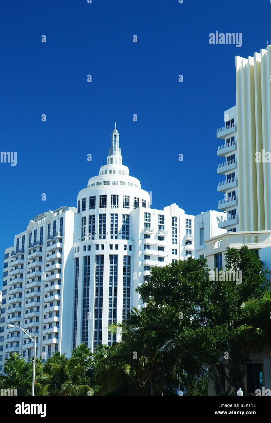 south beach miami buildings Stock Photo - Alamy