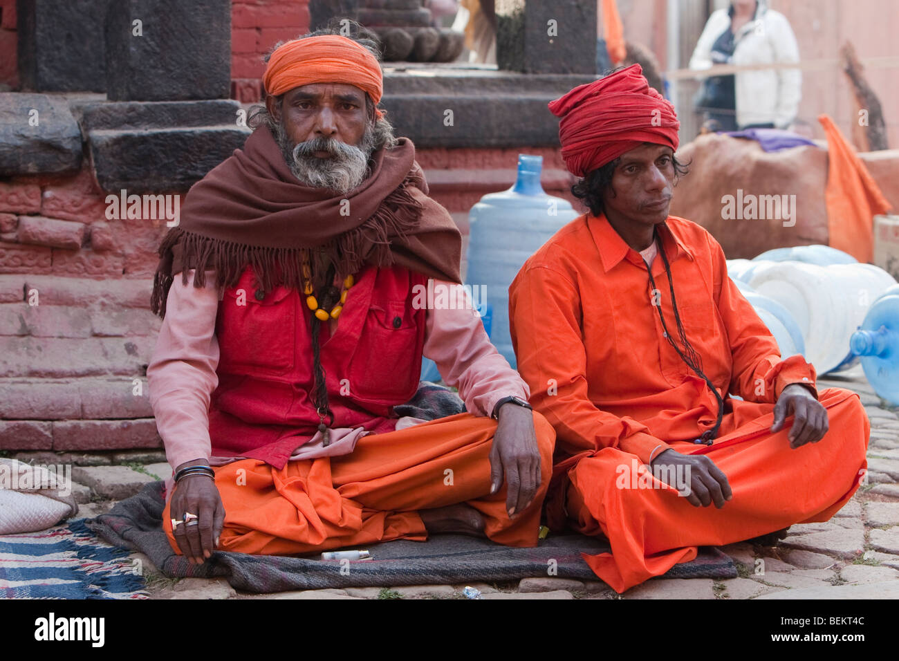 Pashupatinath, Nepal. Sadhus (Holy Men) at Nepal's Holiest Hindu Temple ...