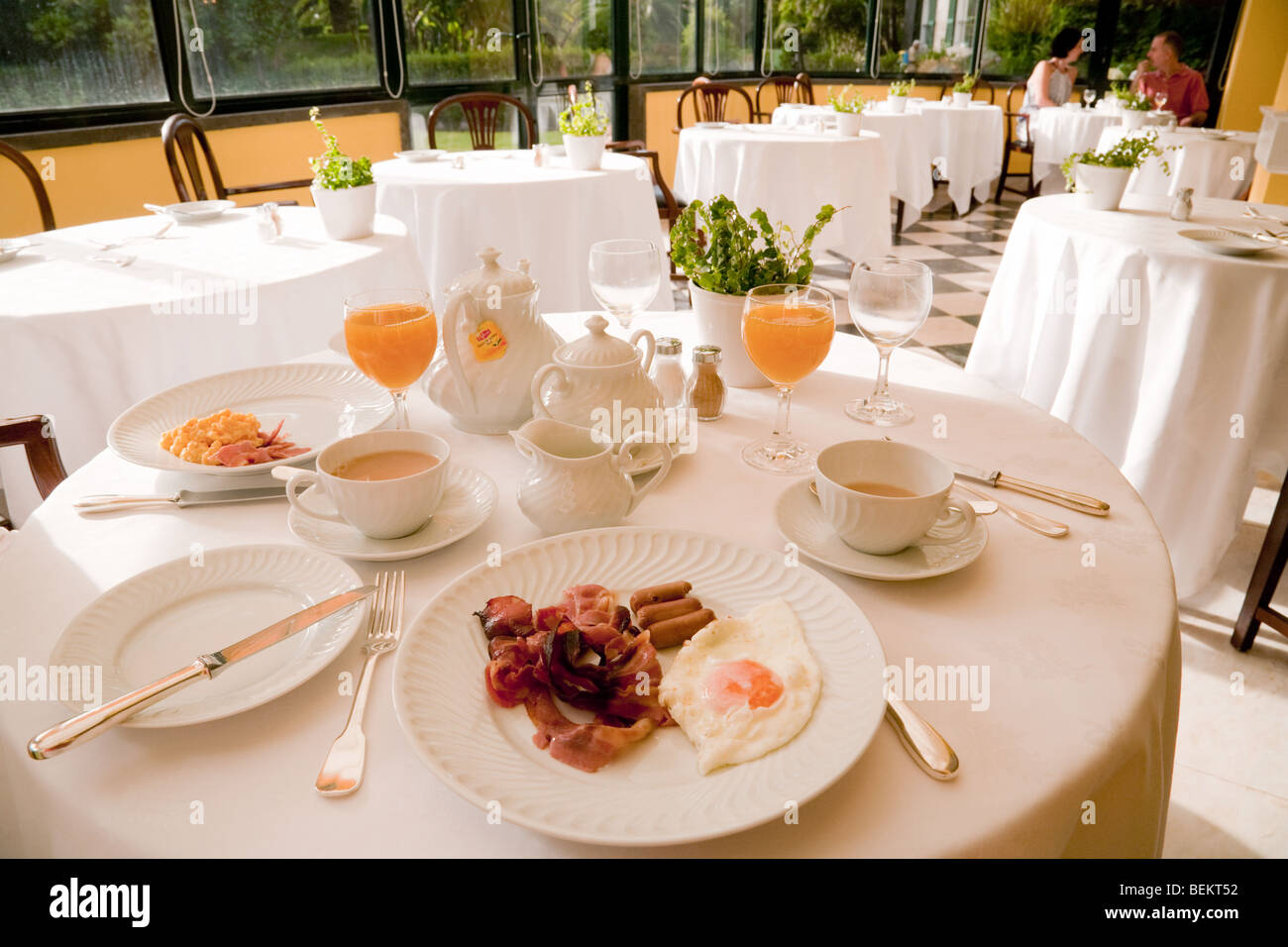 Full English breakfast, Hotel Quinta da Bela Vista, Funchal, Madeira ...