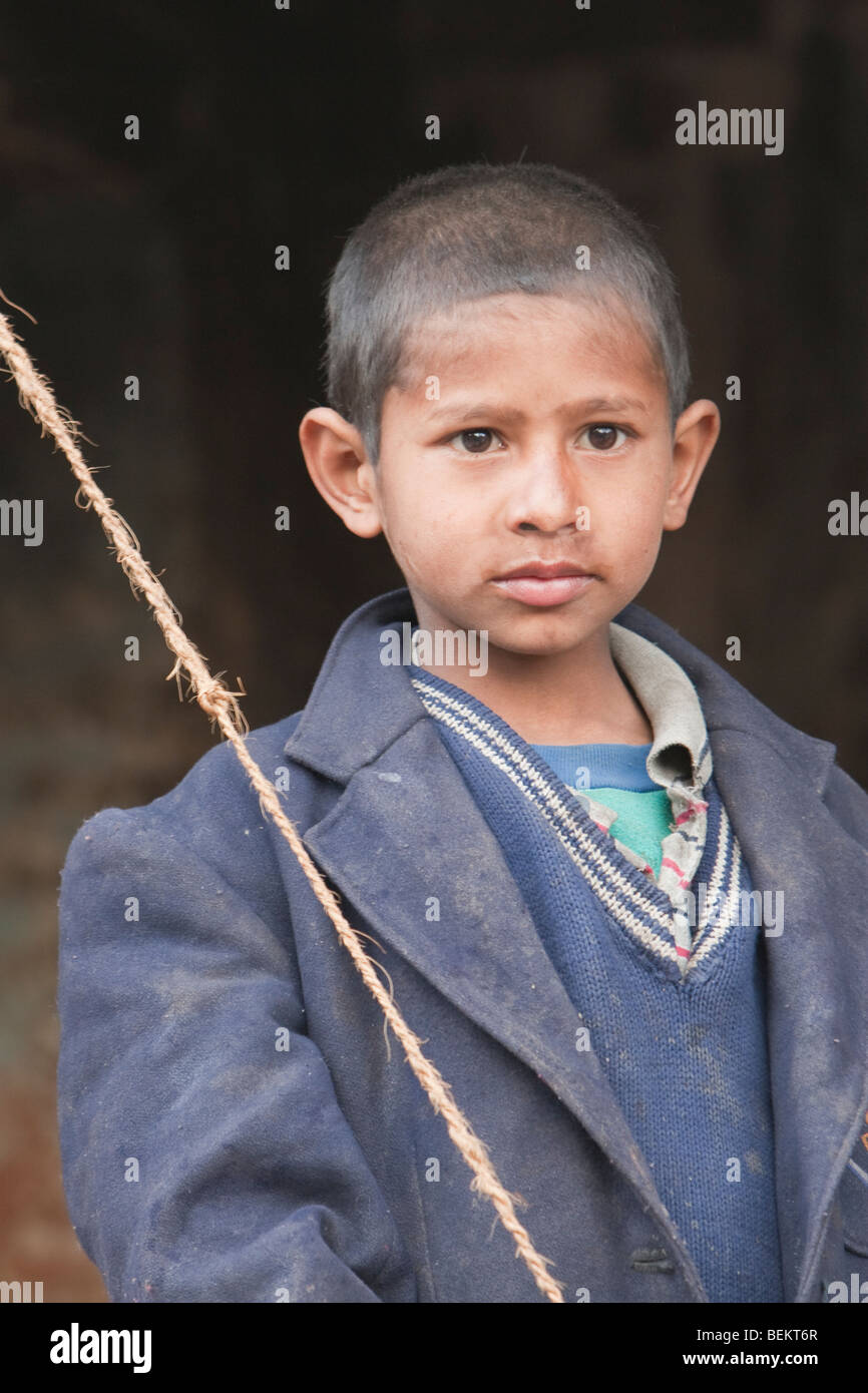 Pashupatinath, Nepal. Young Nepali Boy at Nepal's Holiest Hindu Temple ...