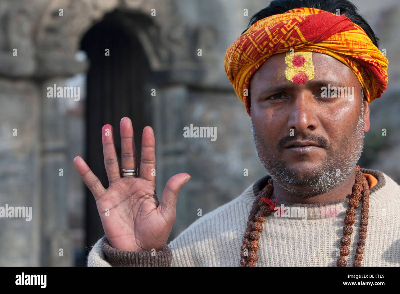 Hindu tikka hi-res stock photography and images - Alamy