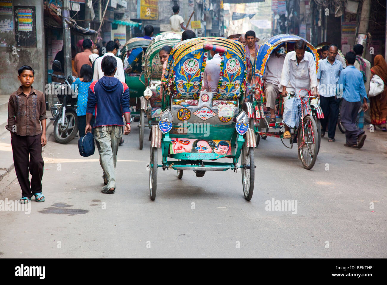 Narrow street in old dhaka hi-res stock photography and images - Alamy