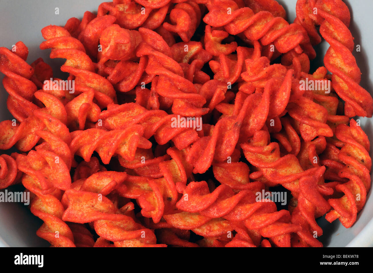 Twists - spicy snack Stock Photo - Alamy