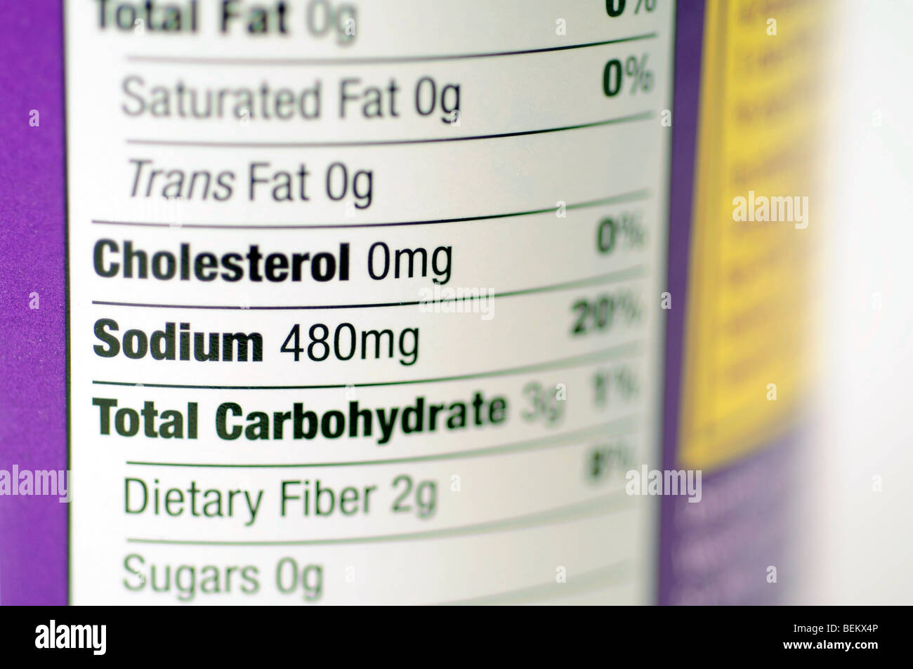 Cholesterol label hi-res stock photography and images - Alamy