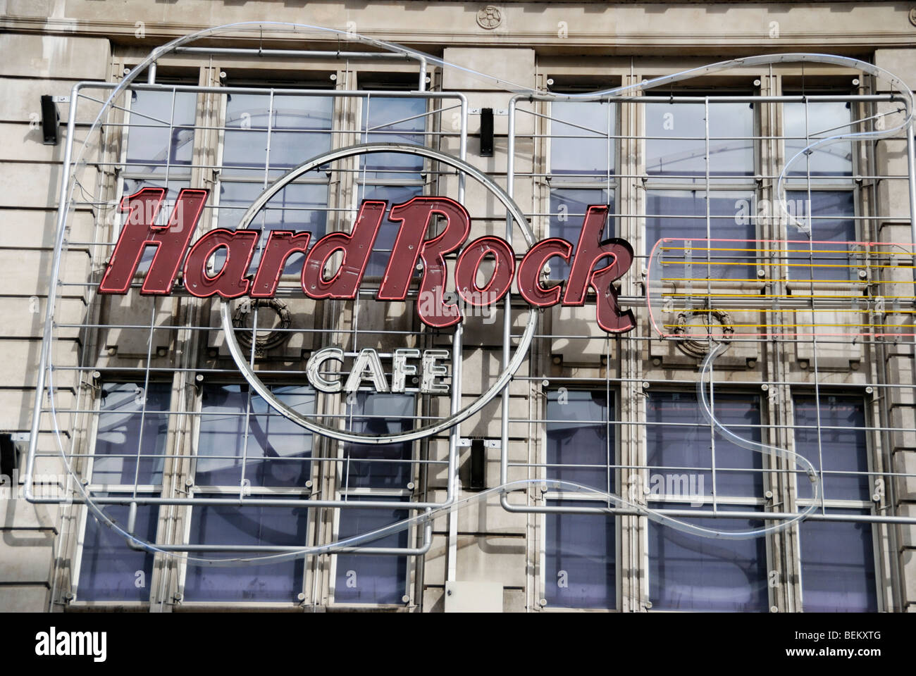Hard Rock Cafe sign outside The Printworks entertainment and arts ...