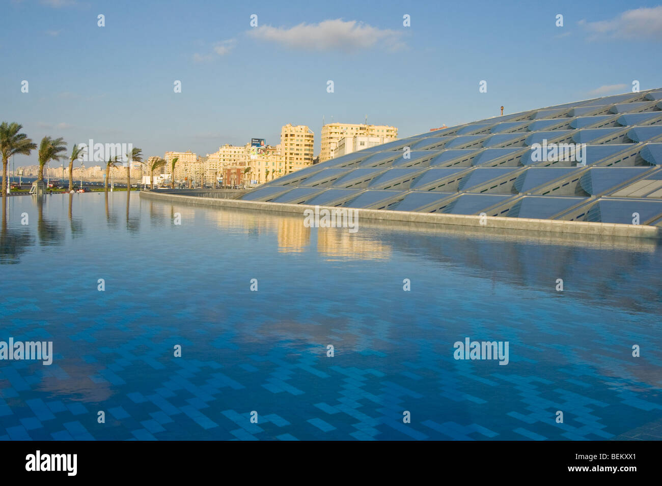 Biblioteca Library in Alexandria Egypt Stock Photo - Alamy