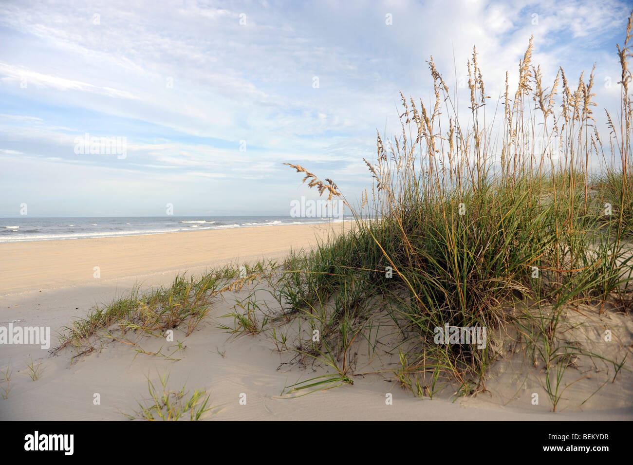 Sunset along the Carova Beach in North Carolina Stock Photo - Alamy
