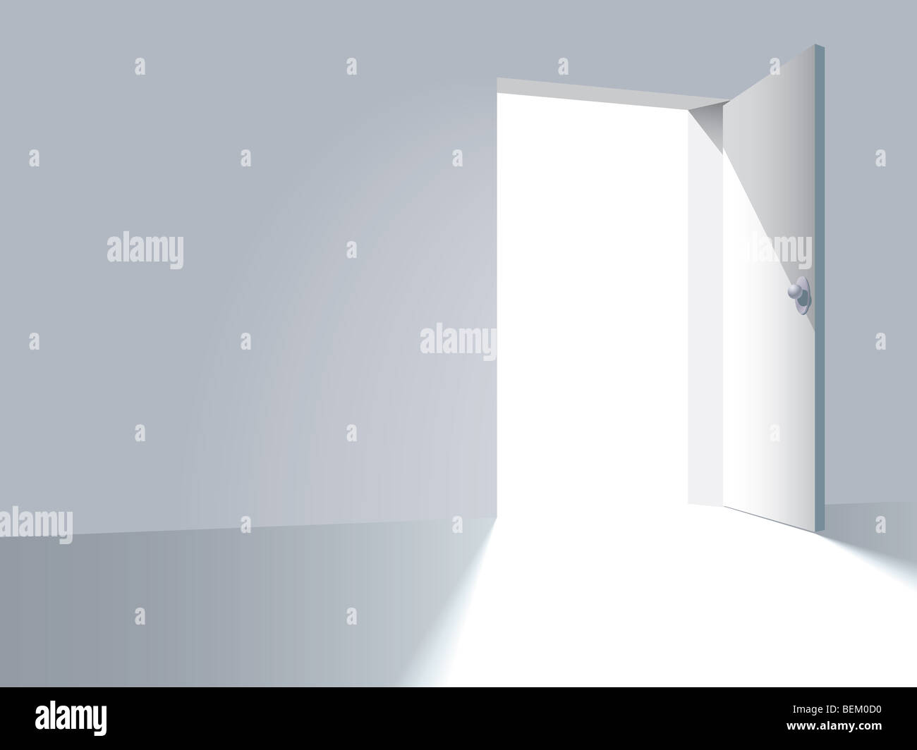 An open door, a way to freedom Stock Photo - Alamy