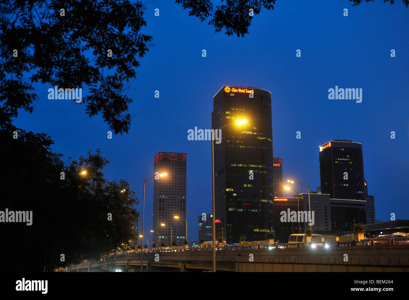 China World Twin Towers at the CWTC, Beijing CN Stock Photo - Alamy