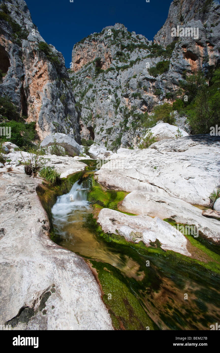Gorroppu canyon near Dorgali, Gennargentu and Orosei Gulf National Park ...