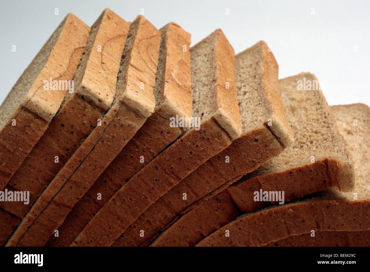 Close up of whole wheat toast Stock Photo - Alamy