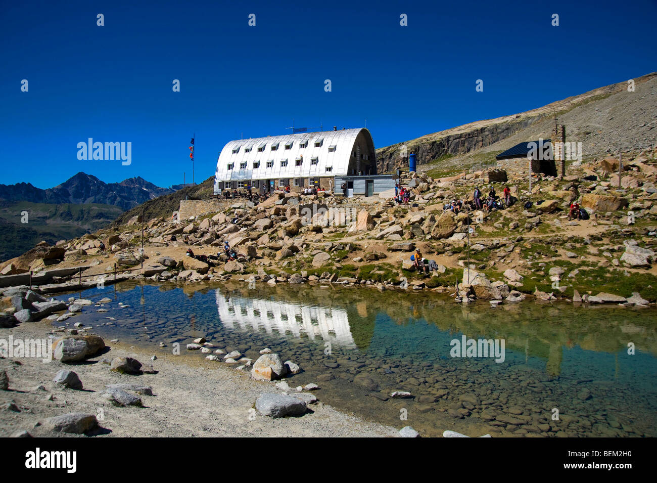 Vittorio Emanuele II hut, Valsavarenche, Gran Paradiso national park ...