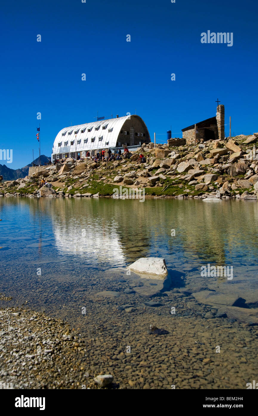 Vittorio Emanuele II hut, Valsavarenche, Gran Paradiso national park ...