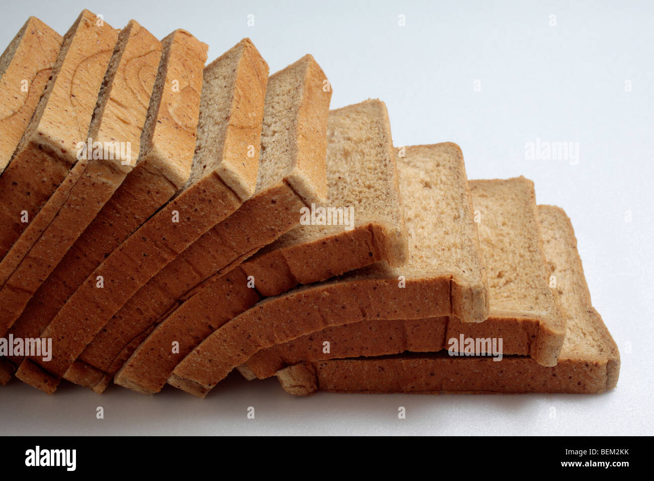 Close up of whole wheat toast Stock Photo - Alamy