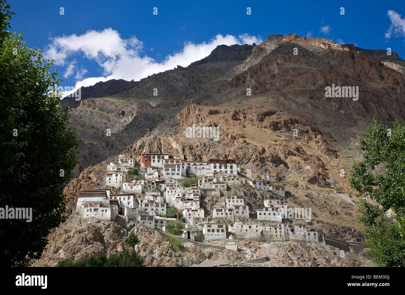 Karsha monastery. Zanskar. India Stock Photo - Alamy