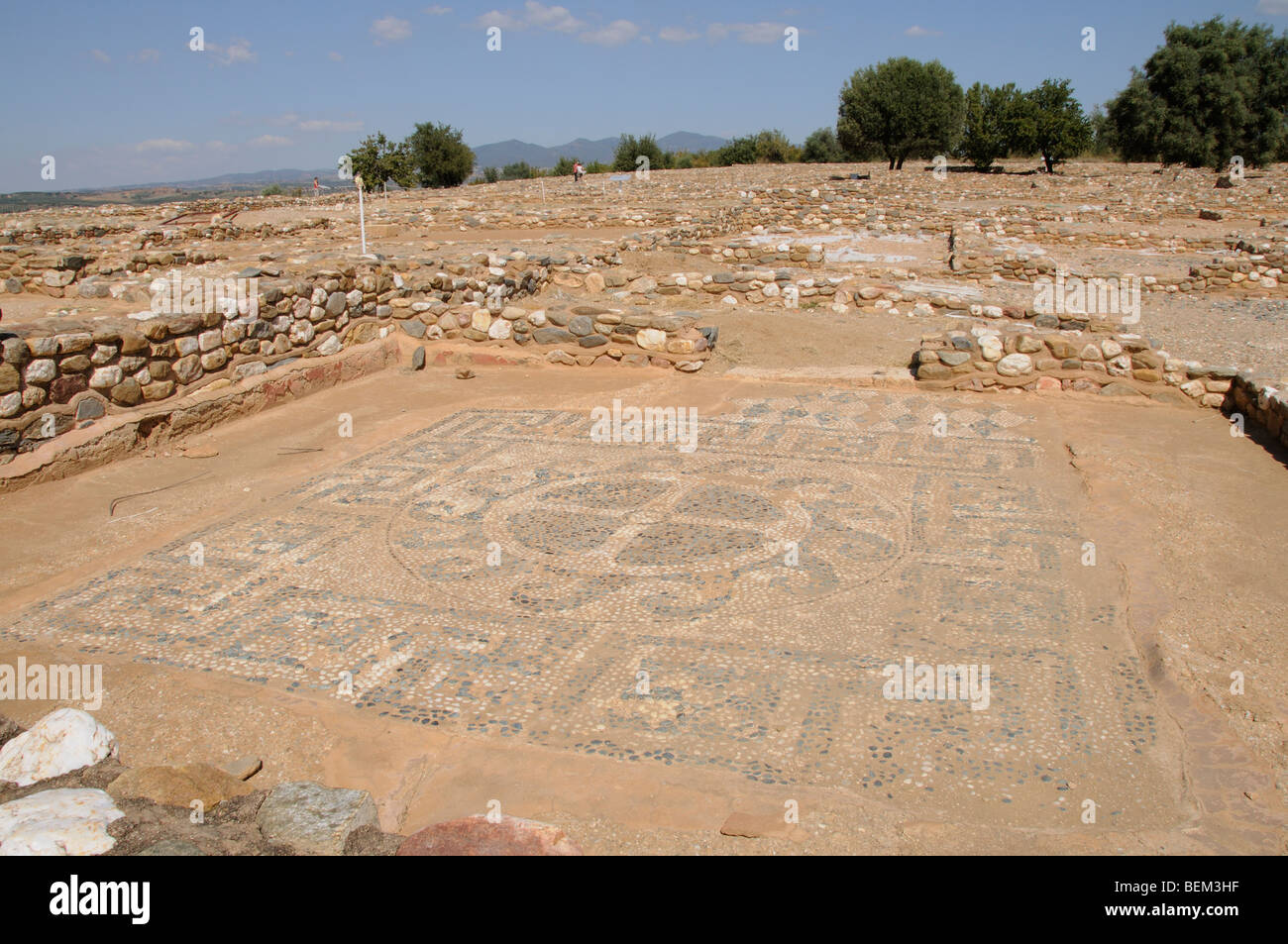 Olynthos ancient greek city in the Halkidiki region northern Greece ...