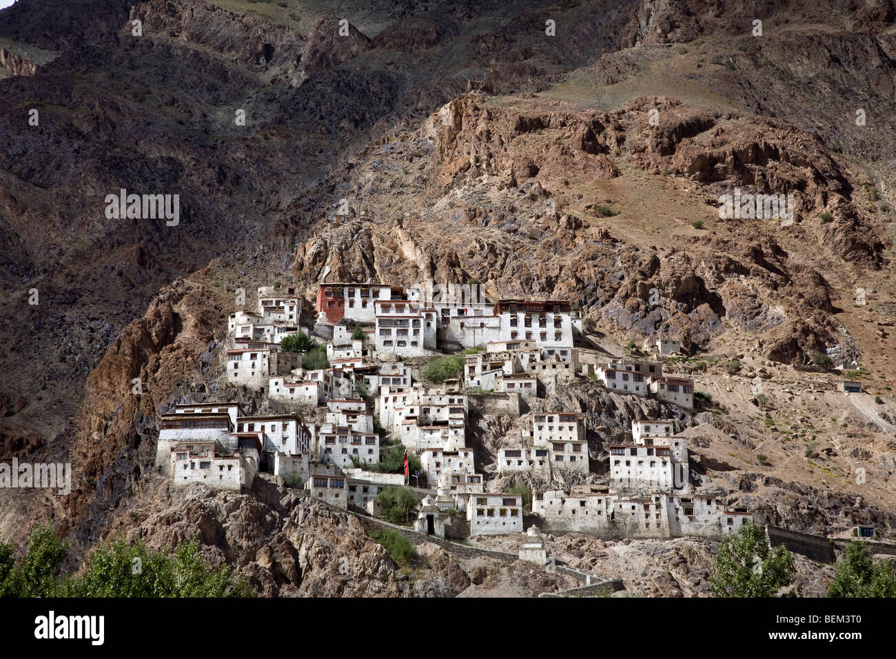 Karsha monastery. Zanskar. India Stock Photo - Alamy