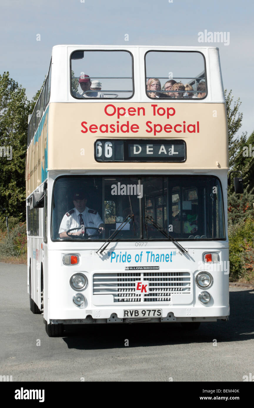 East Kent, Willowbrook-Bodied Open Top Seaside Special Bus on duty at ...