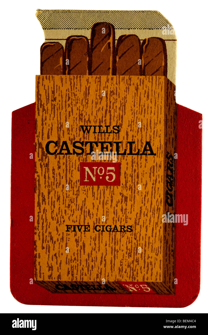 wills castella no 5 five cigars Stock Photo - Alamy