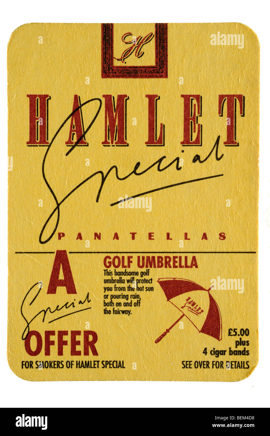 hamlet special panatellas Stock Photo - Alamy