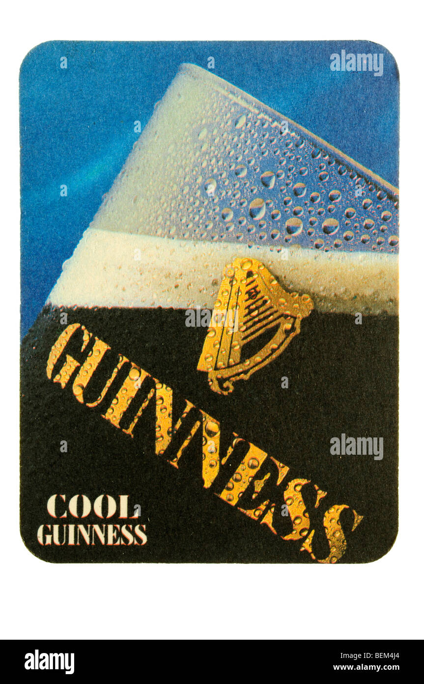 Guinness beer mat hi-res stock photography and images - Alamy