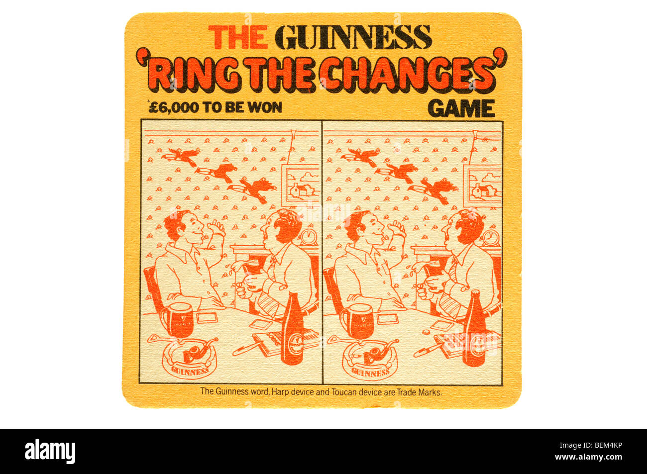 the guinness ring the changes game Stock Photo - Alamy