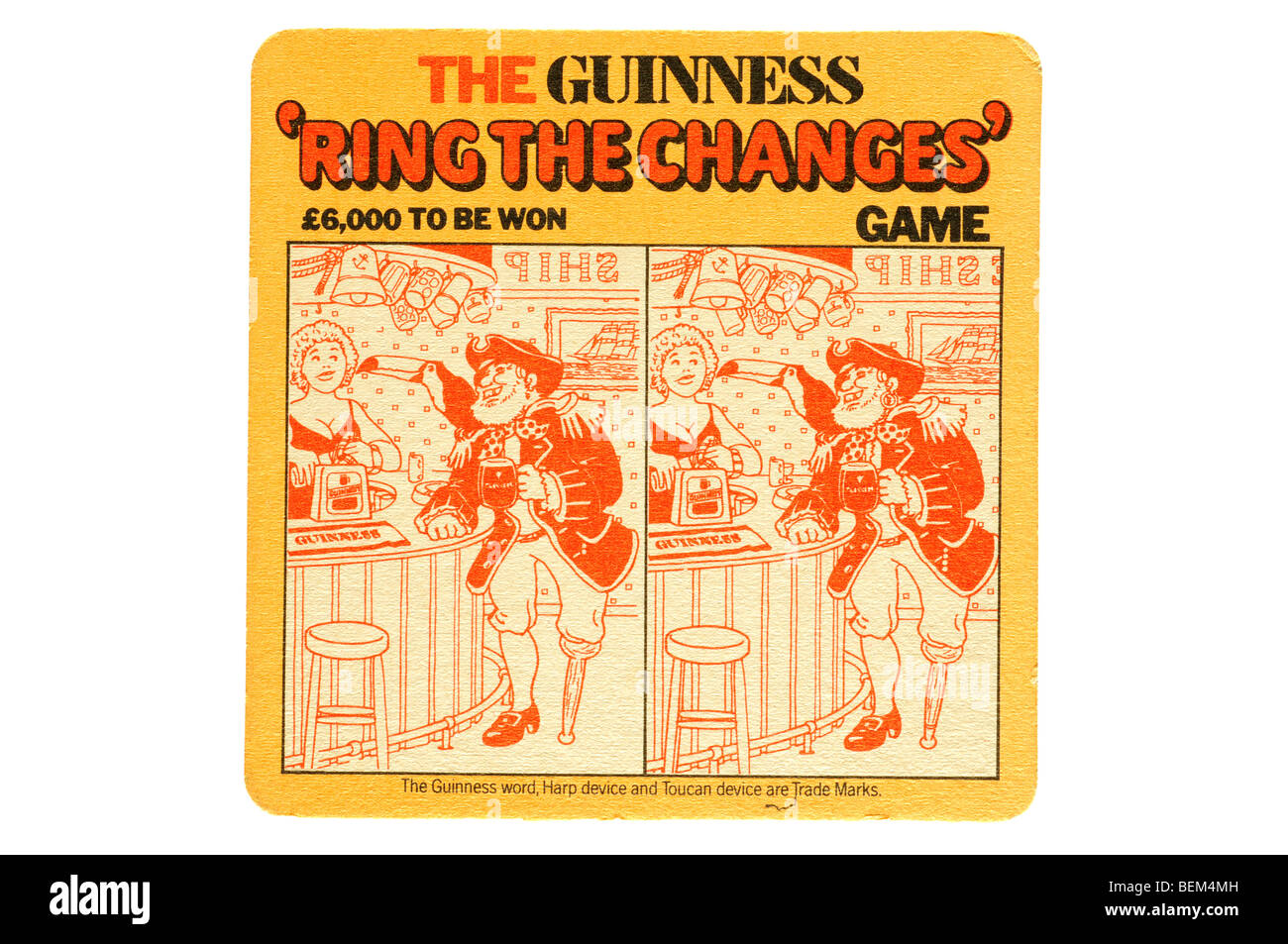 Guinness beer mat hi-res stock photography and images - Alamy
