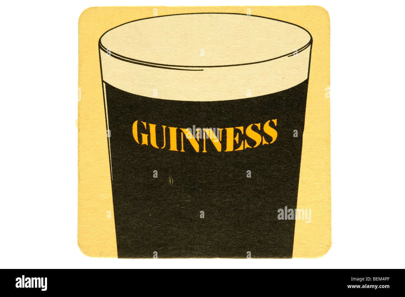 Guinness beer mat hi-res stock photography and images - Alamy