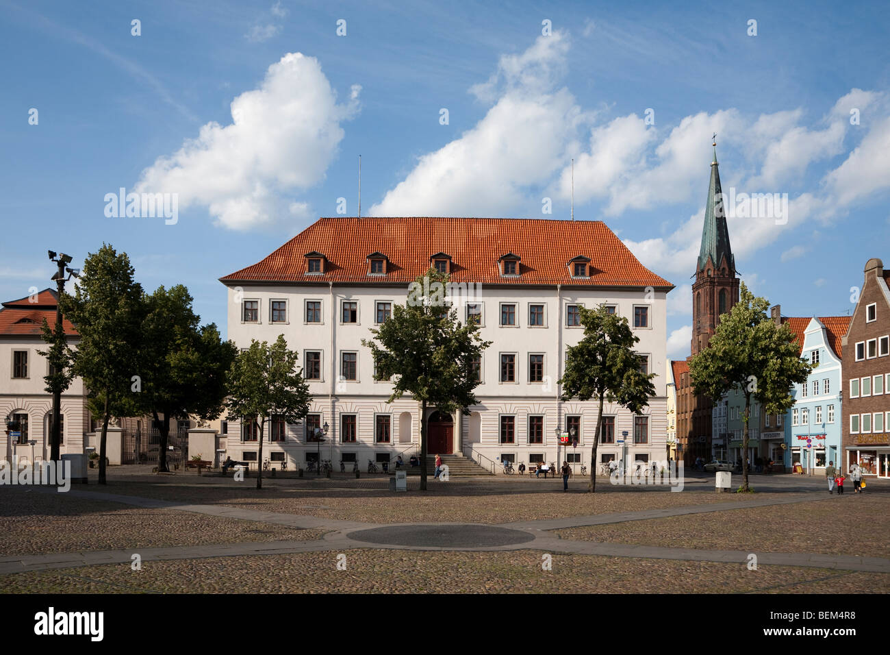 Market square Luneburg Germany Stock Photo - Alamy