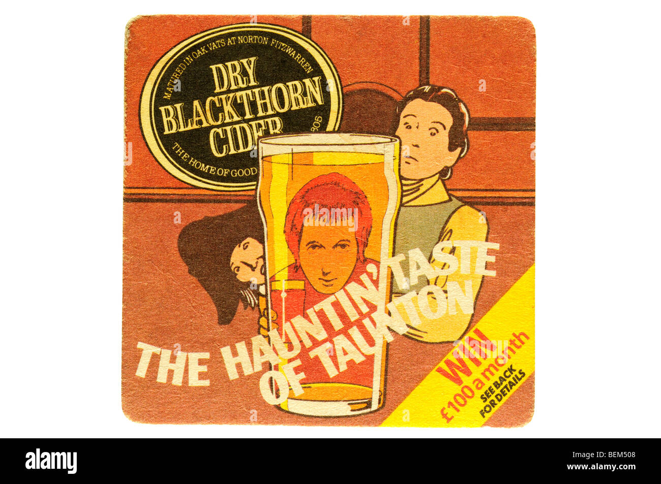 dry blackthorn cider the hauntin taste of taunton Stock Photo - Alamy
