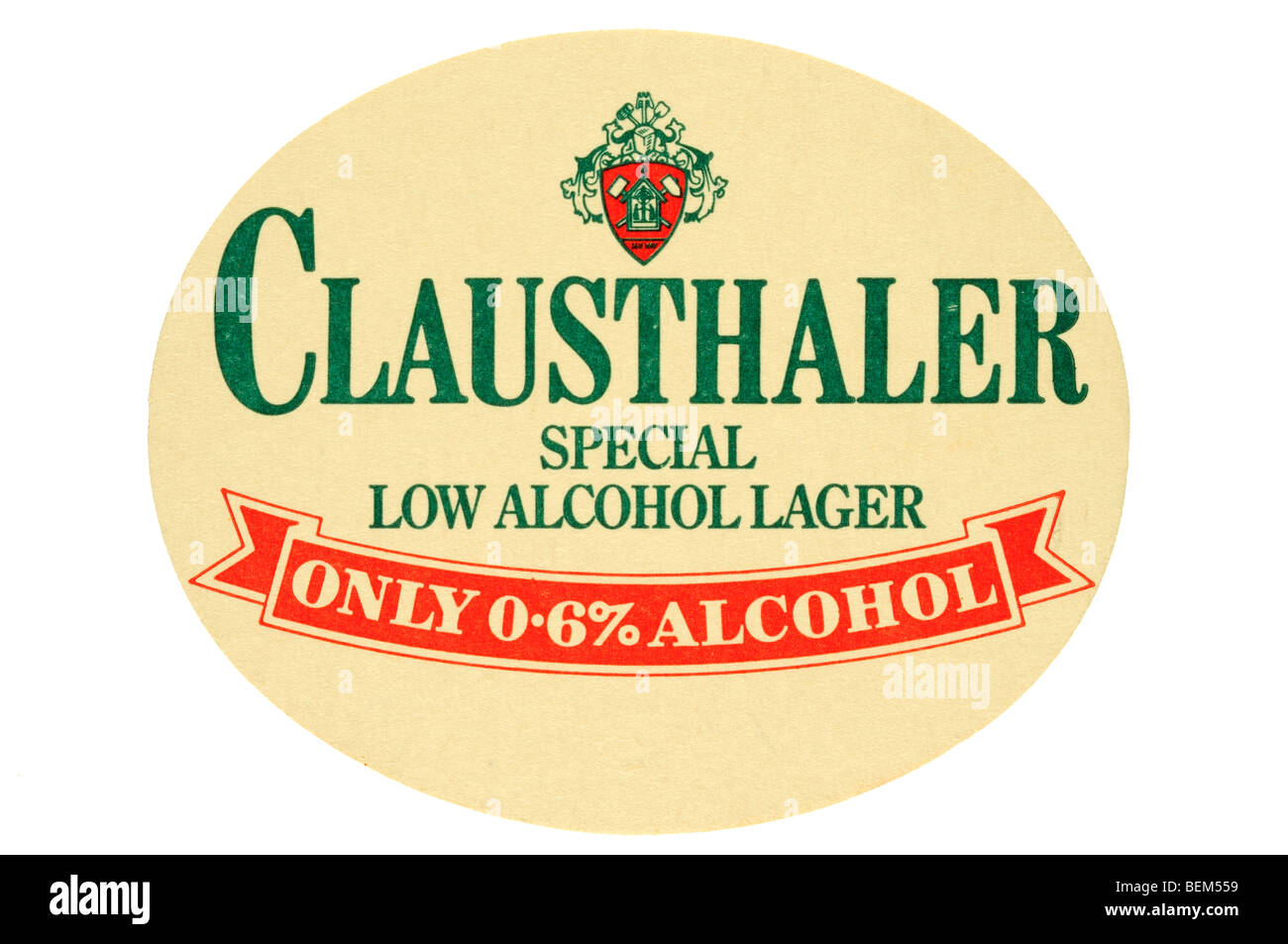 clausthaler special low alcohol lager only 0.6% alcohol Stock Photo - Alamy