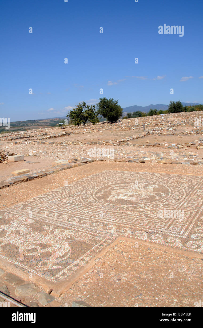 Olynthos ancient Greek city archaeological remains northern Greece ...